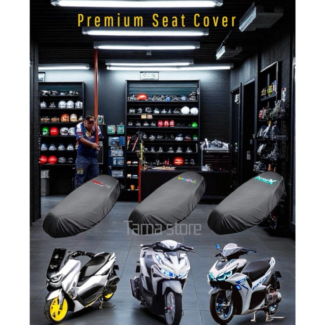 Jual Cover Jok Motor Vario,Beat Premium / Sarung jok motor Universal ...