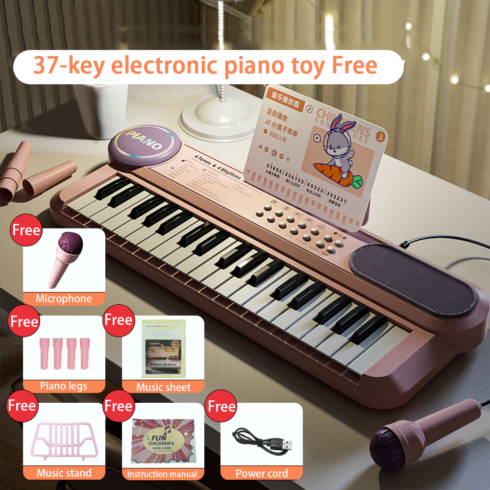 Jual Digital Piano Elektronik Keyboard 37 Keys Mini Mop Murah Mainan ...