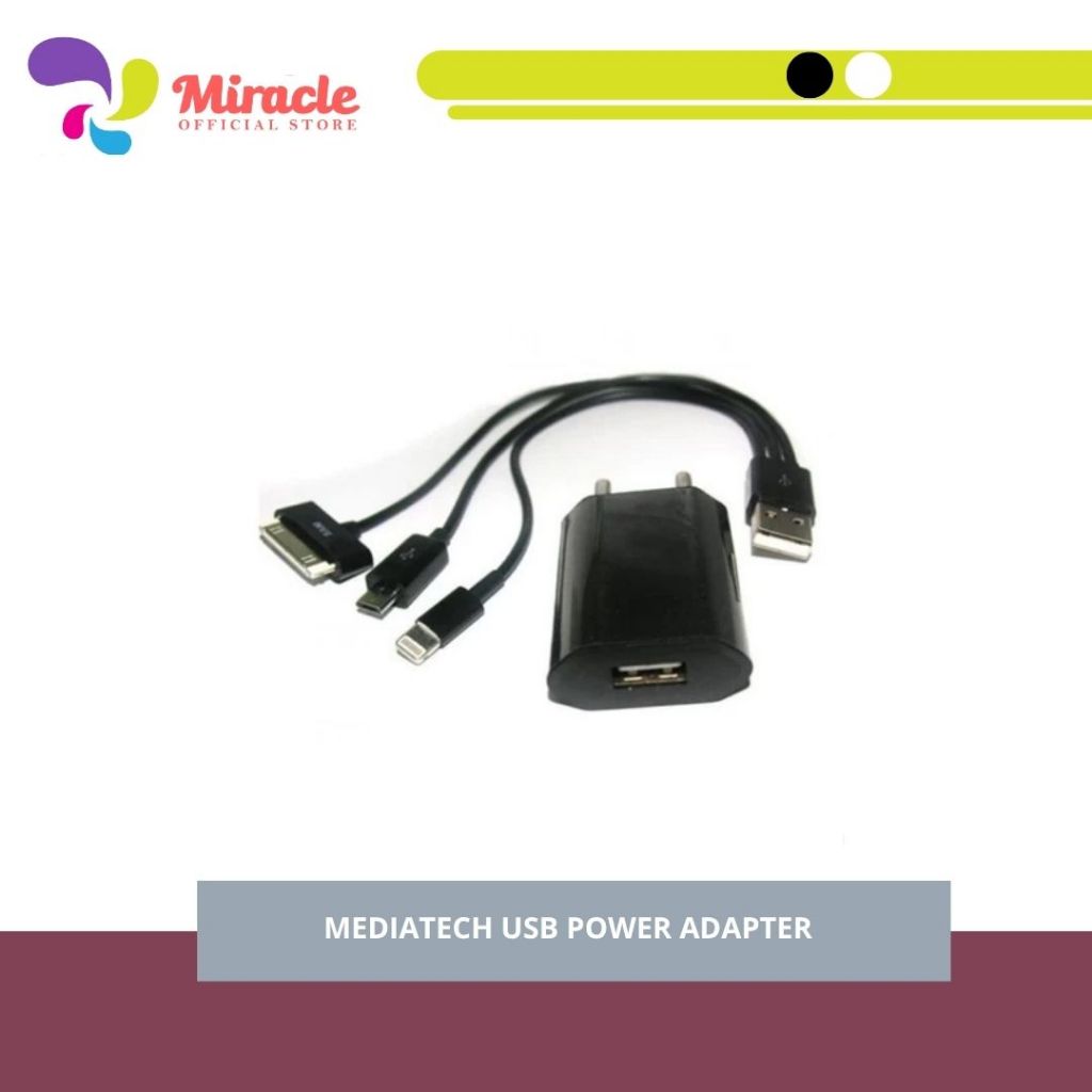 Jual Mediatech USB Power Adapter ( 63921 ) | Shopee Indonesia