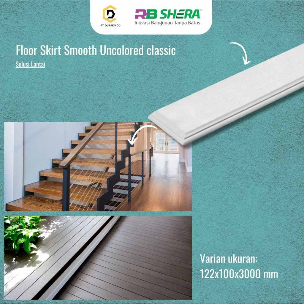 Jual RBShera Floor Skirt Smooth Uncolored classic Lantai Rumah Lantai ...