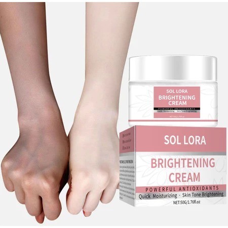 Jual SOL LORA Brightening Cream 50g Krim Malas Krim Pemutih Wajah ...