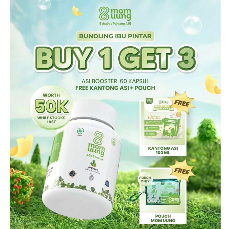 Jual ASI Booster Mom Uung 30 60 Capsule | Pelancar ASI Mom Uung Ekstrak ...