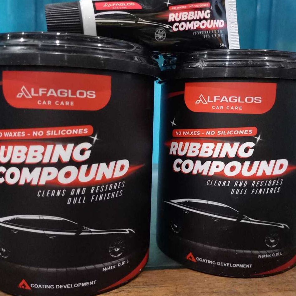 Jual Alfaglos Rubbing Compound Mobil 1kg for Polishing and Cleaning ...