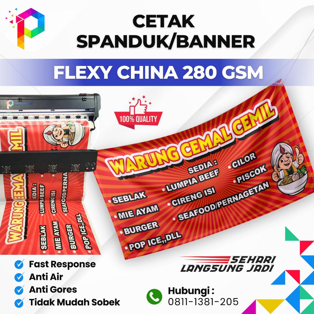 Jual Cetak Spanduk China 280 gsm / Banner Custom / Cepat / Berkualitas ...