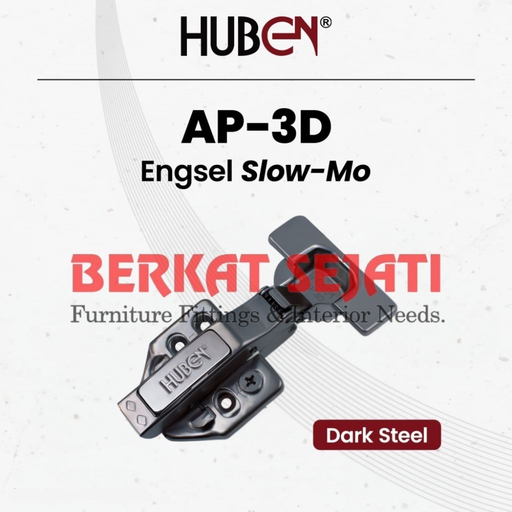 Jual Engsel Sendok HUBEN Slowmotion Engsel Lemari Slow Motion Soft ...