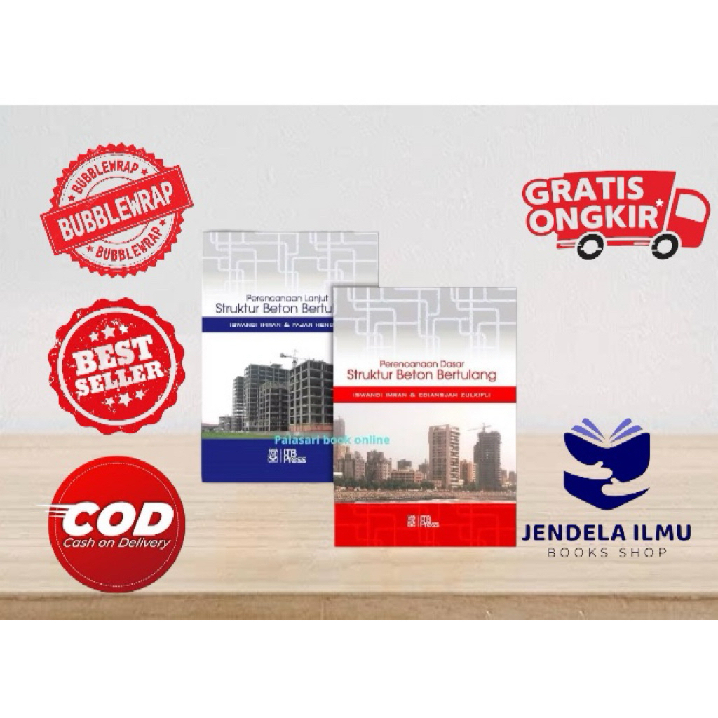 Jual Paket 2 Buku Perencanaan Dasar Dan Lanjut Struktur Beton Bertulang ...