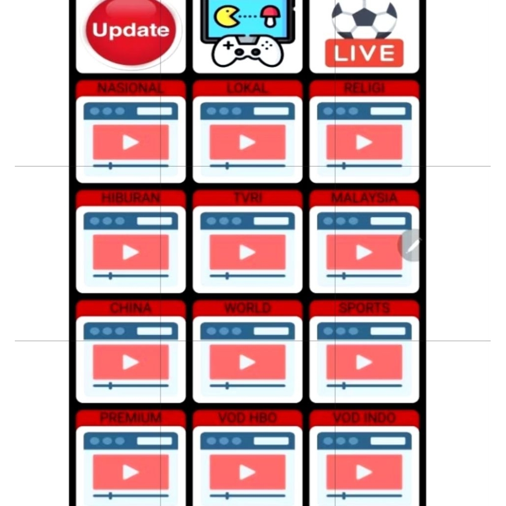 Jual software Aplikasi IDN sport, lokkal, movies Hiburan untuk android ...