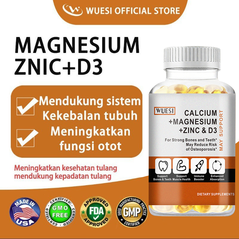 Jual Obat Vitamin D3 Kapsul Kalsium Magnesium Zinc dengan Vitamin D3 ...
