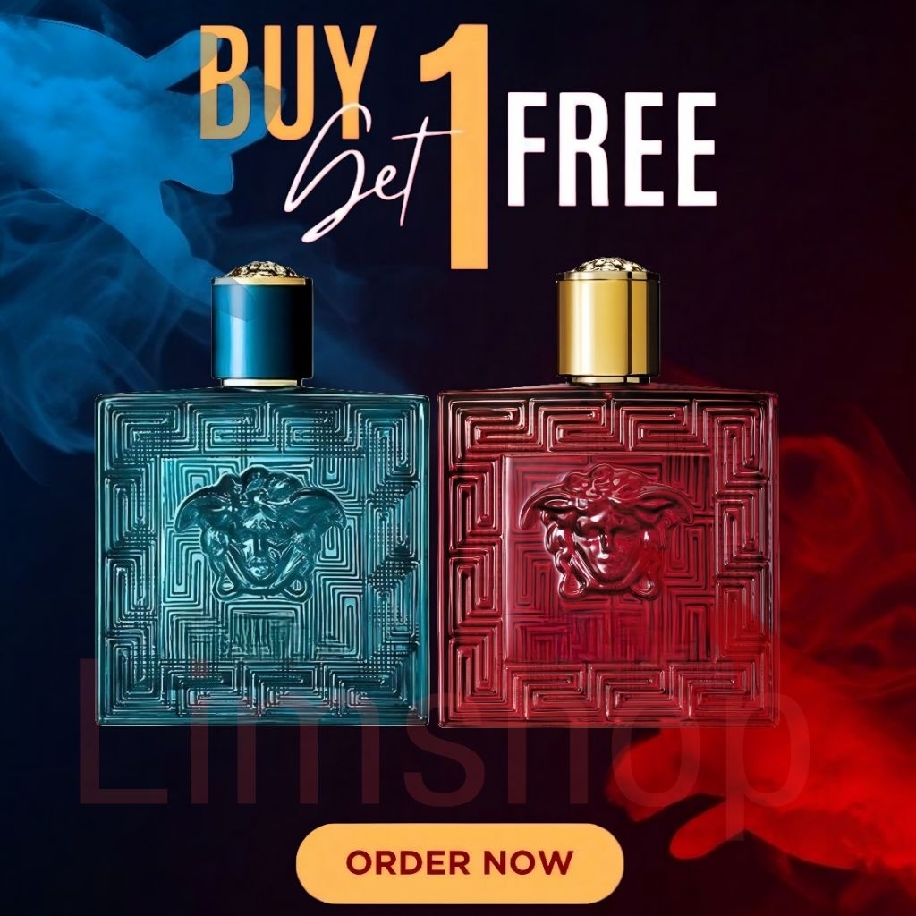 Jual [ ️100% ORIGINAL] Parfum Pria BUY 1 GET 1 VRS EROZ BIRU & EROZ ...