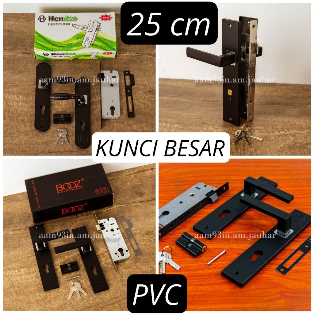 Jual Kunci Pintu Rumah Besar 25 cm Big Size Bulat / Kotak Rintik 1,150 ...