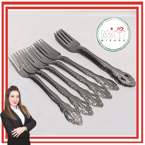 Jual Nomuri - Garpu Wayang ( 12 PCS ) / Garpu Stainless Steel | Shopee ...