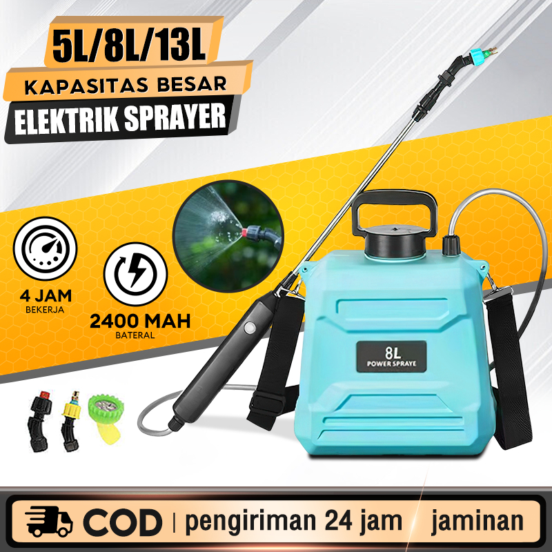 Jual REAIM Sprayer Elektrik 13L Daya Semprot Kuat dengan Nozel 4 Mode ...