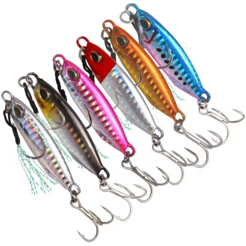 Jual Umpan Metal Jig Micro Cast Drag 40g Termasuk Treble Hook dan ...