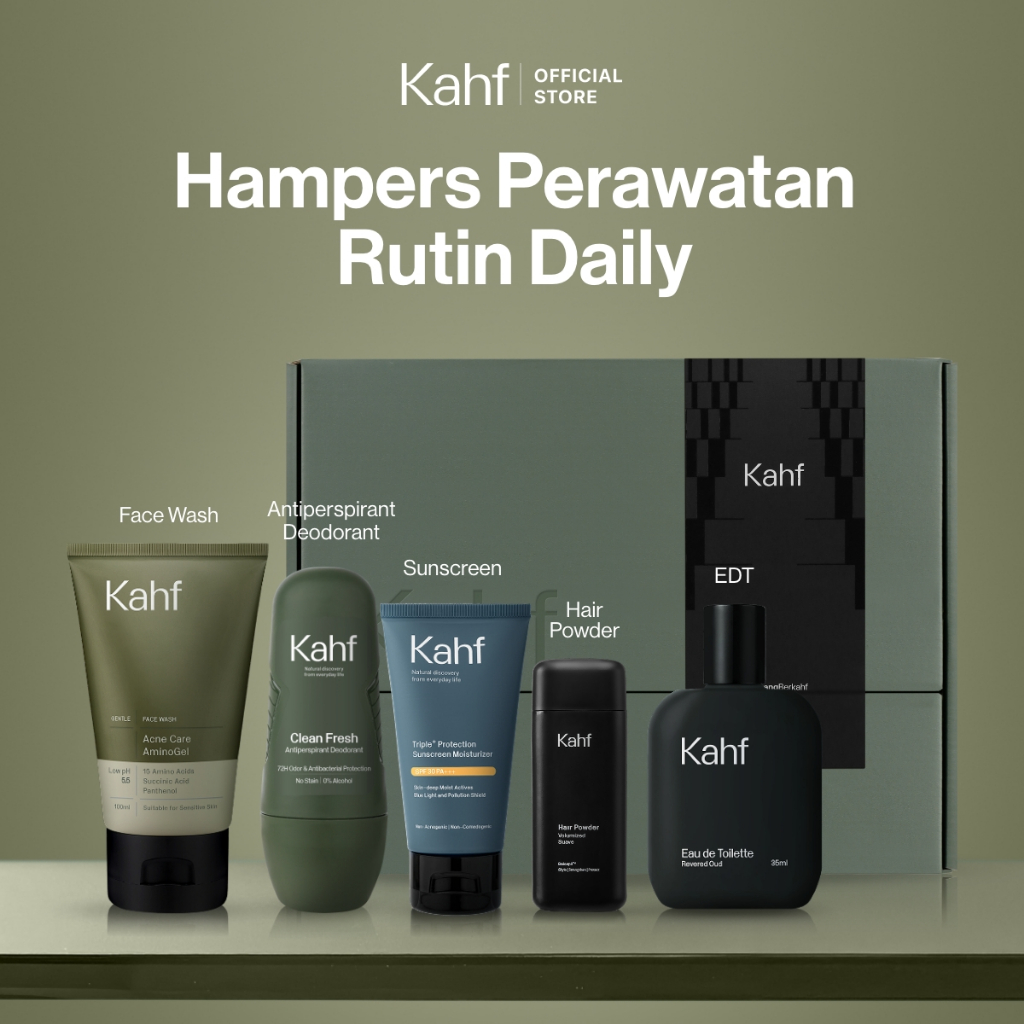 Jual [FREE EXCLUSIVE BOX FOR GIFT - KAHF BUNDLE 5IN1 HAMPERS PERAWATAN ...
