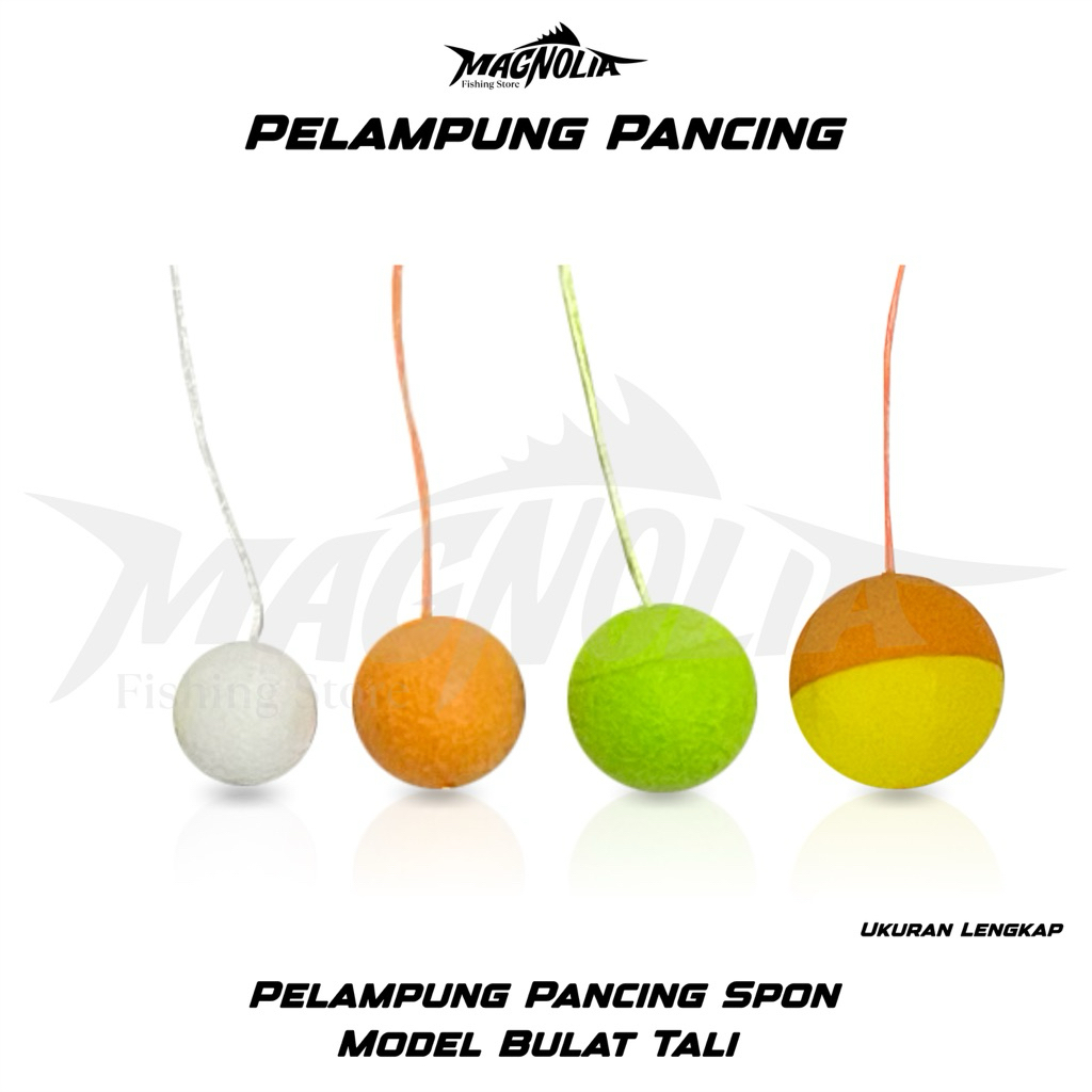 Jual Pelampung Kambangan Kumbul Pancing Spon Bulat Benang Tali isi ...