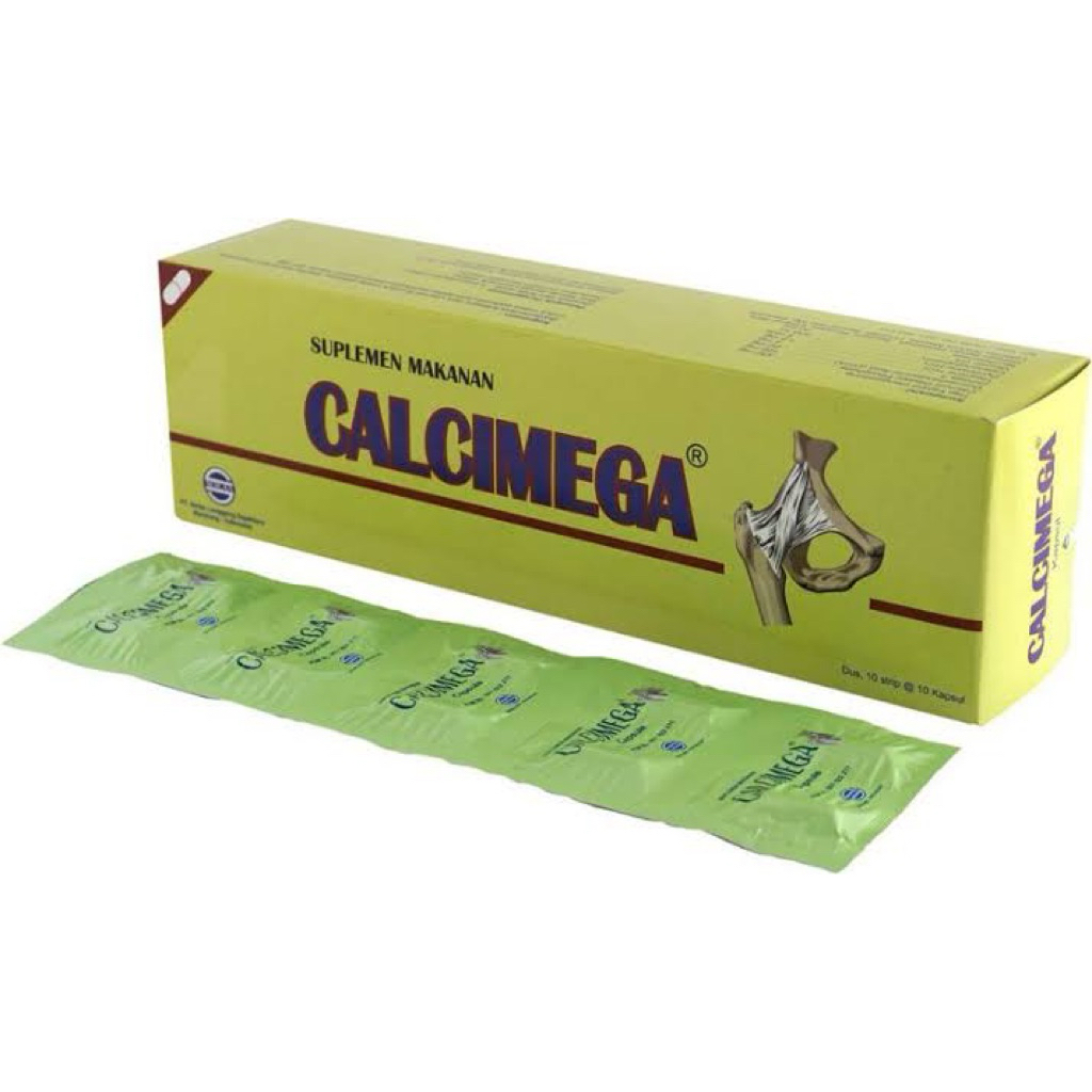 Jual Calcimega tablet / suplemen kalsium (per strip) | Shopee Indonesia