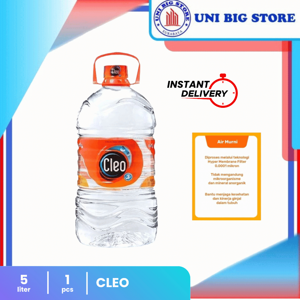 Jual CLEO Air Minum Galon Kecil 5 Liter | Shopee Indonesia