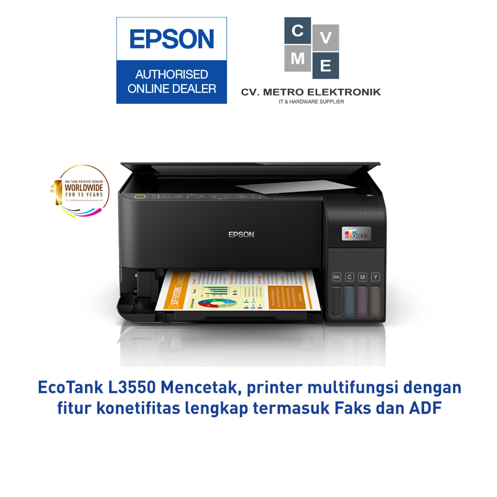 Jual Printer EPSON L3550 L-3550 L 3550 Print Scan Copy Wifi Wireless ...