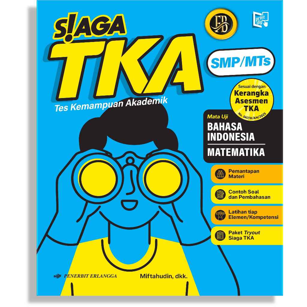 Jual [Penerbit Erlangga] SIAGA TKA (TES KEMAMPUAN AKADEMIK) SMP/MTS ...