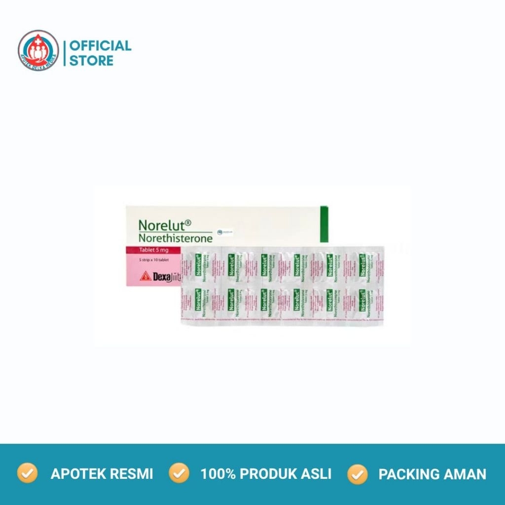 Jual NORELUT 5 MG HARGA PERLEMBAR ISI 10 TABLET | Shopee Indonesia