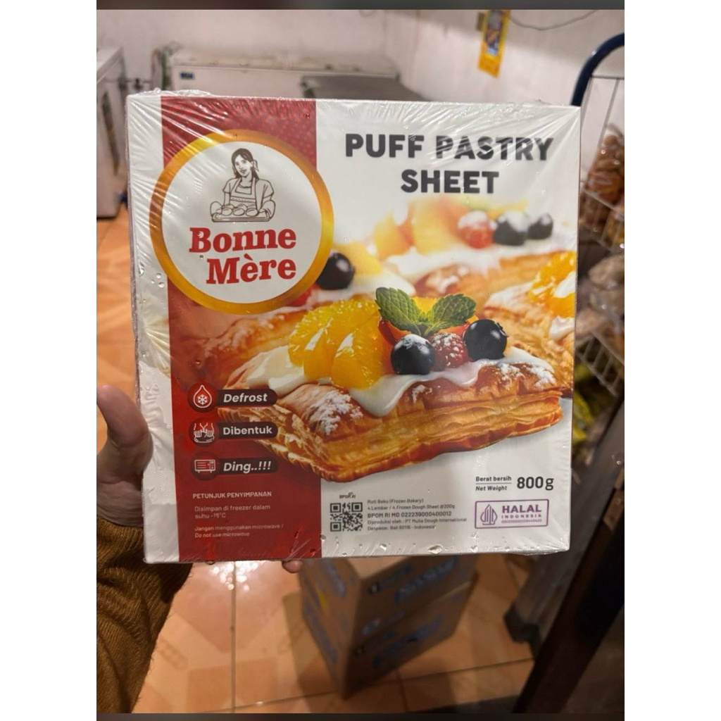 Jual Bonne Mere Danish Pastry Sheet 800Gram | Shopee Indonesia