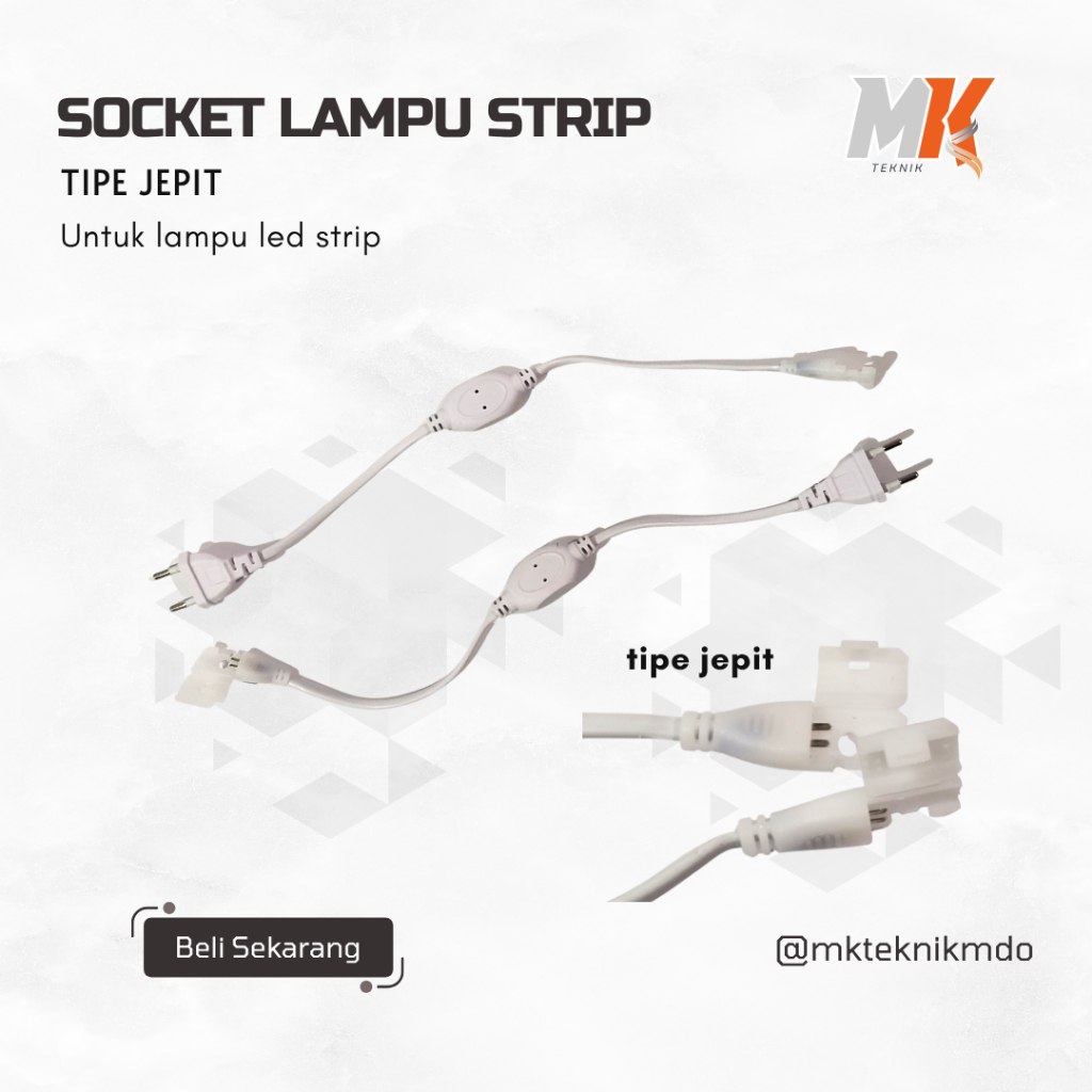 Jual SOKET JEPIT LAMPU STRIP SOCKET LAMPU STRIP | Shopee Indonesia