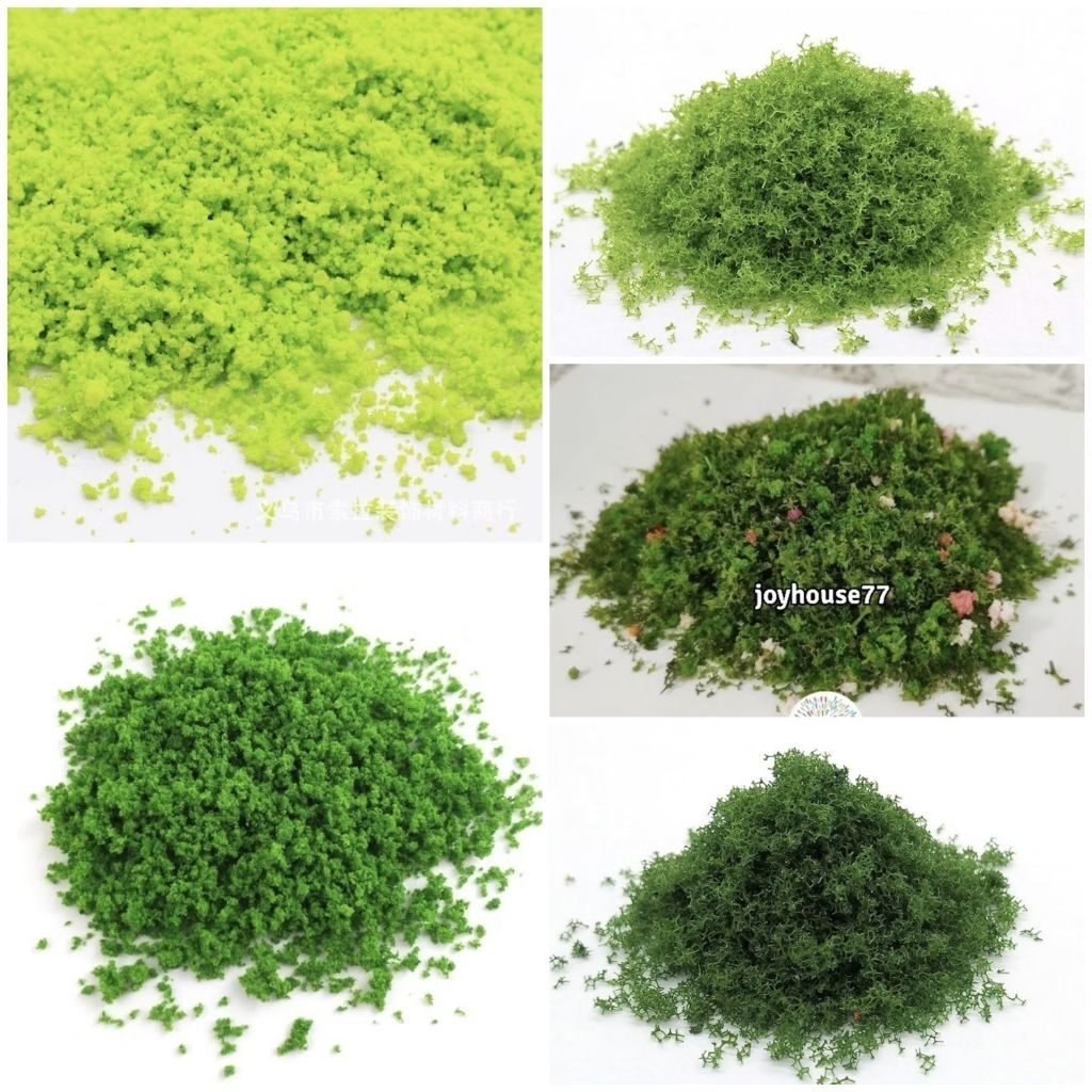 Jual 15gr Rumput Tabur Spon Sponge Foliage Foam Bahan Maket Diorama ...