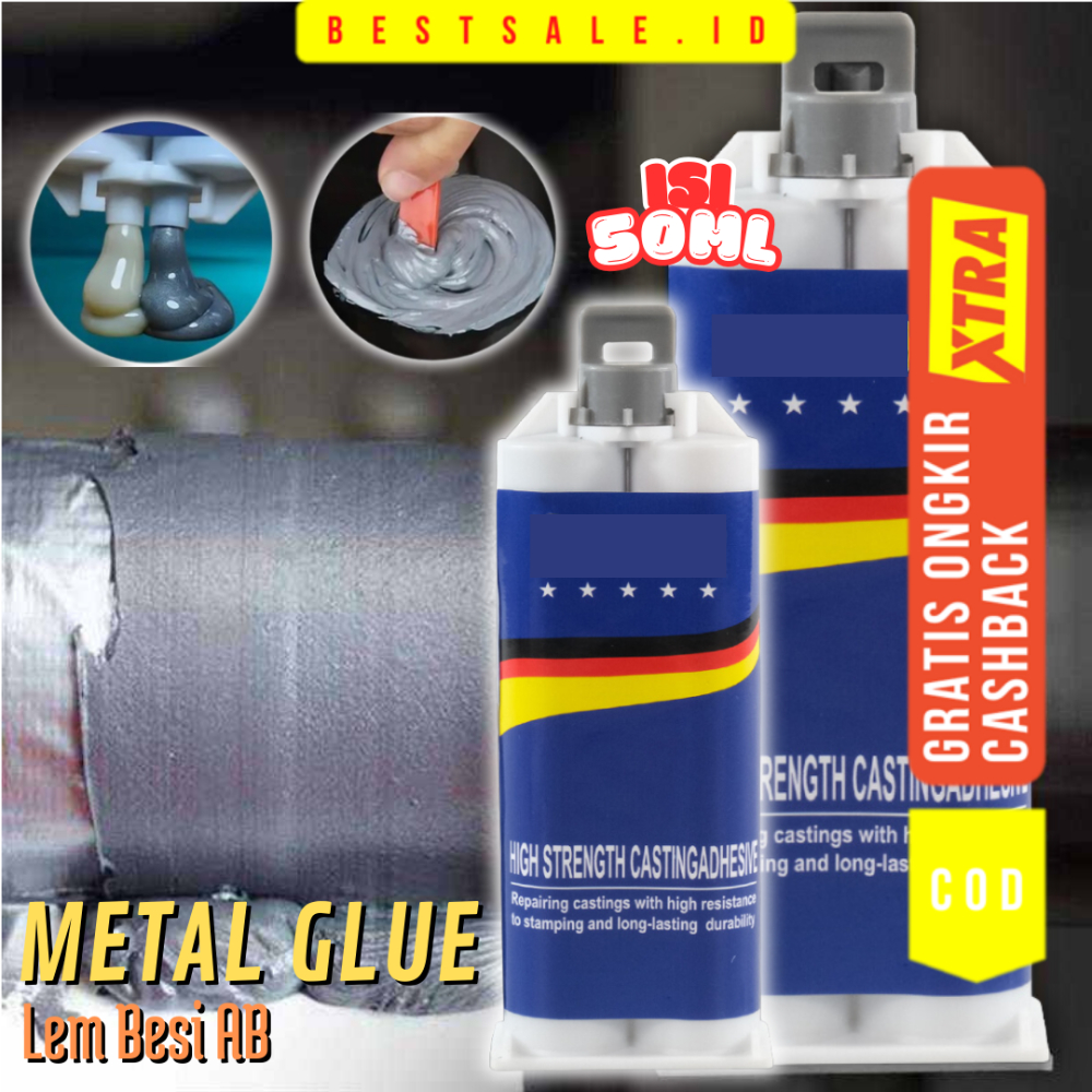 Jual Lem Besi AB 50ml Super Kuat Tahan Panas - Lem Logam AB Anti Panas ...