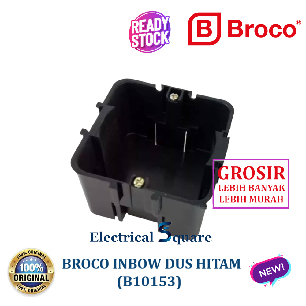 Jual (GROSIR) Inbow Dos Broco Segi Hitam IB Dus Doos Tanam Dudukan Stop ...