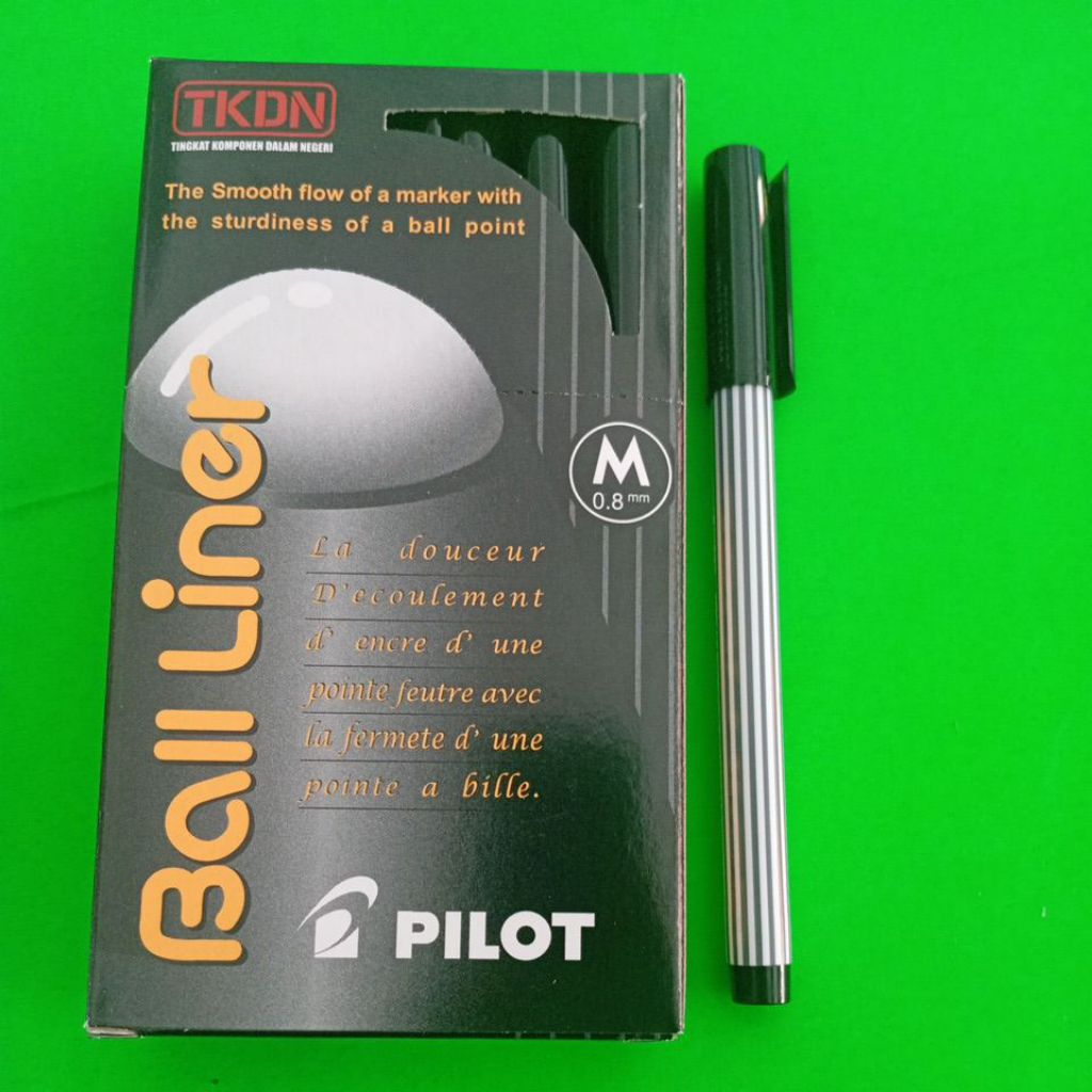 Jual Balliner Pilot Hitam 0.8mm per pcs ( satuan) | Shopee Indonesia