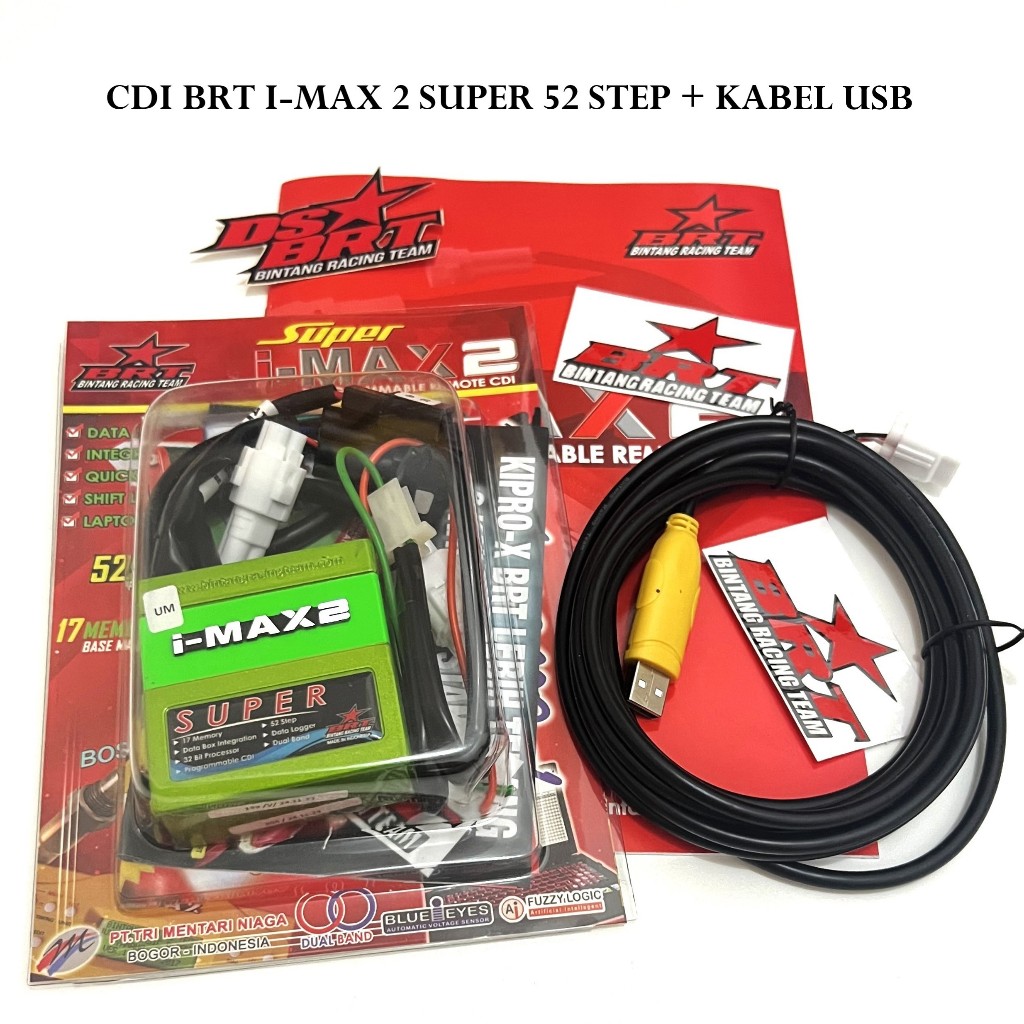 Jual CDI BRT IMAX 2 SUPER 52 STEP + KABEL USB JUPITER Z NEW 115 MIO NEW ...