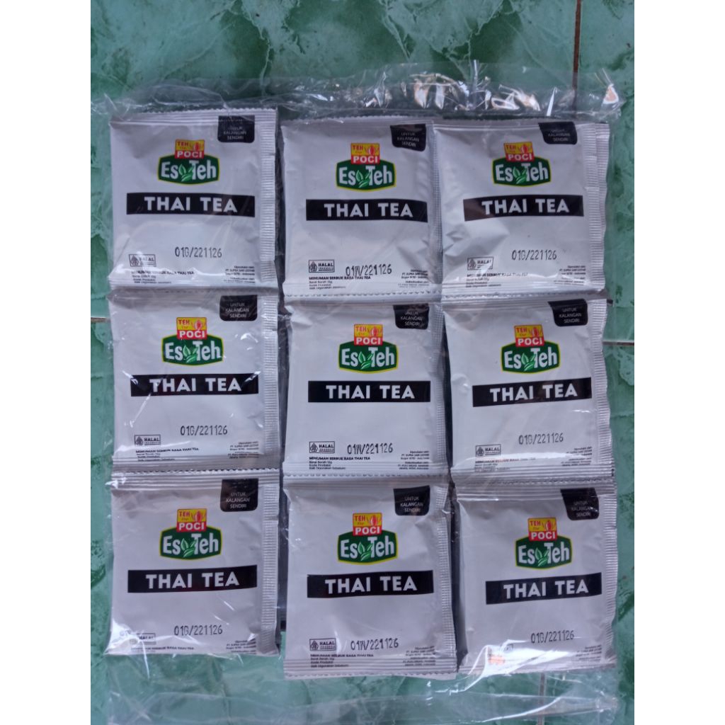 Jual Serbuk rasa thai tea/ Varian rasa teh poci | Shopee Indonesia