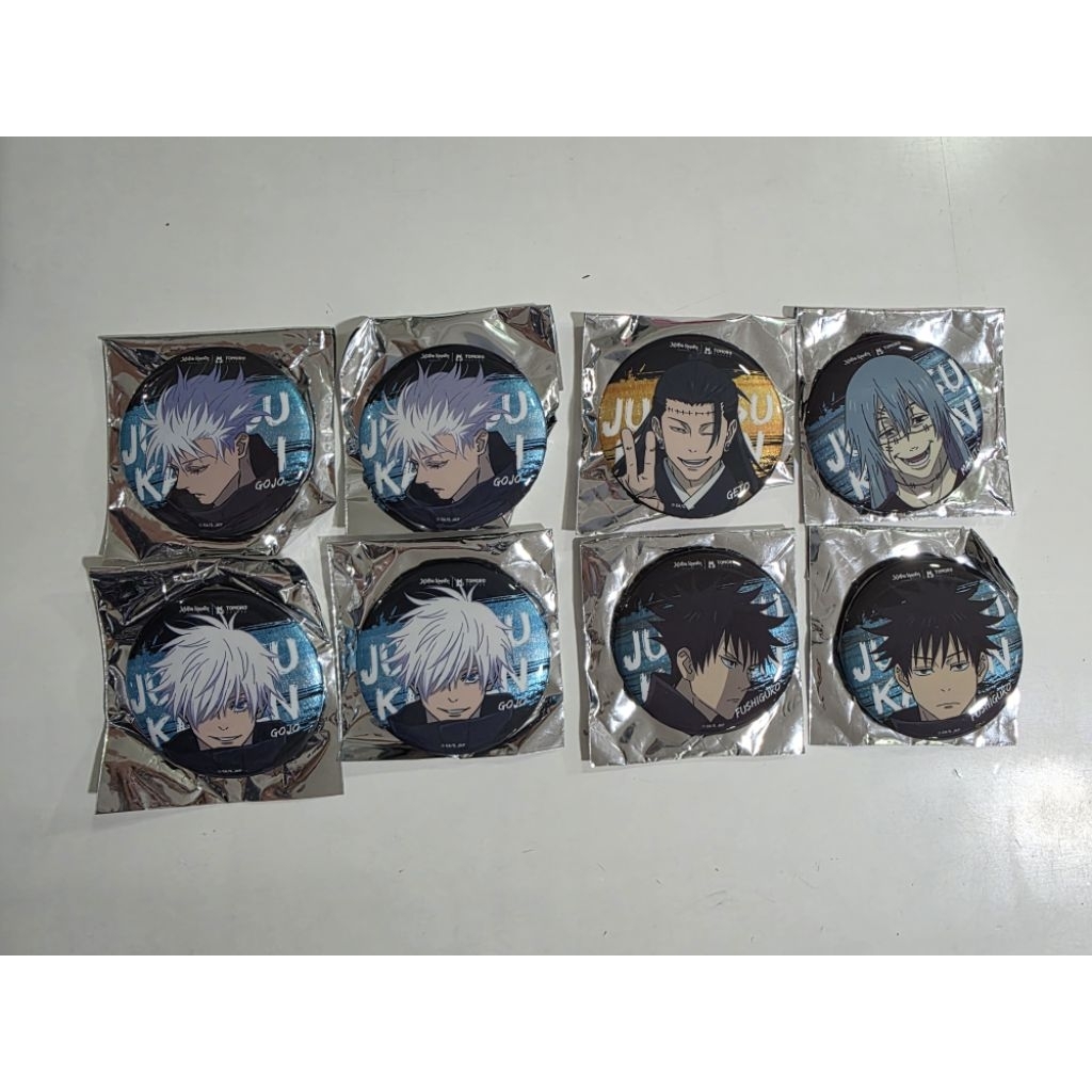 Jual Badge Pin Jujutsu Kaisen (JJK) x Tomoro, Gojo, Geto, Mahito ...