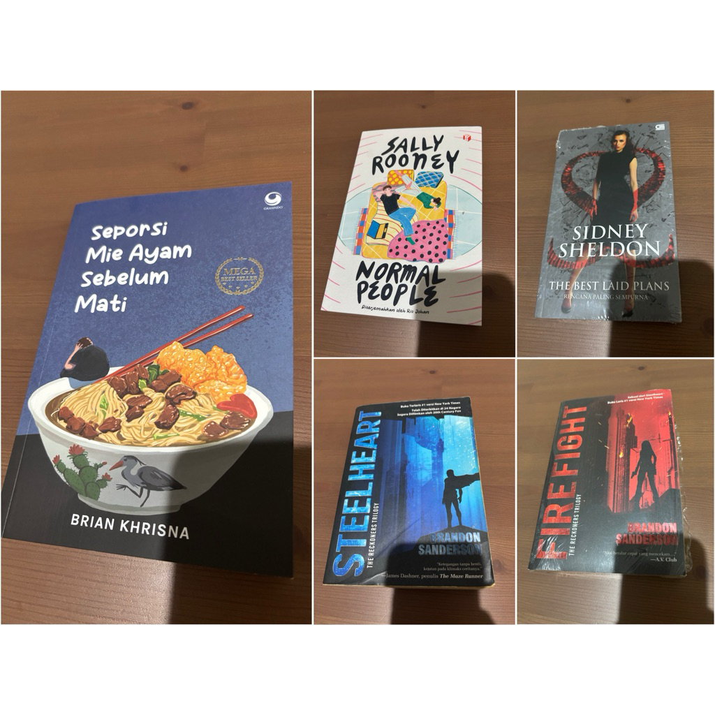 Jual Buku Preloved/Sealed - Seporsi Mie Ayam Brin Krishna - Normal People Sally Rooney ...