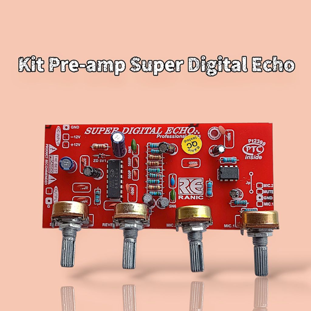 Jual Modul Kit Pre-Amp Echo Mic Plus Input 2Mic ( Toel 003 ) | Shopee ...