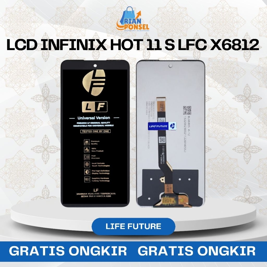 Jual Lcd Infinix Hot 11S NFC / X6812 Original Fullset Life Future ...