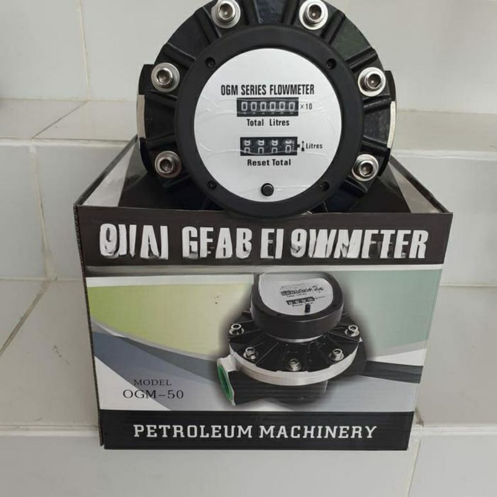Jual Flow Meter OGM 2" inch Meteran Solar 50 A Flow Meter Minyak Analog ...