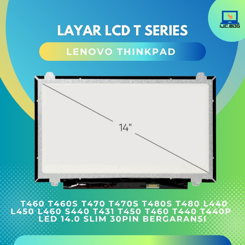 Jual (COD) LED LCD Lenovo Thinkpad T Series T460 T460S T470 T470S T480s ...