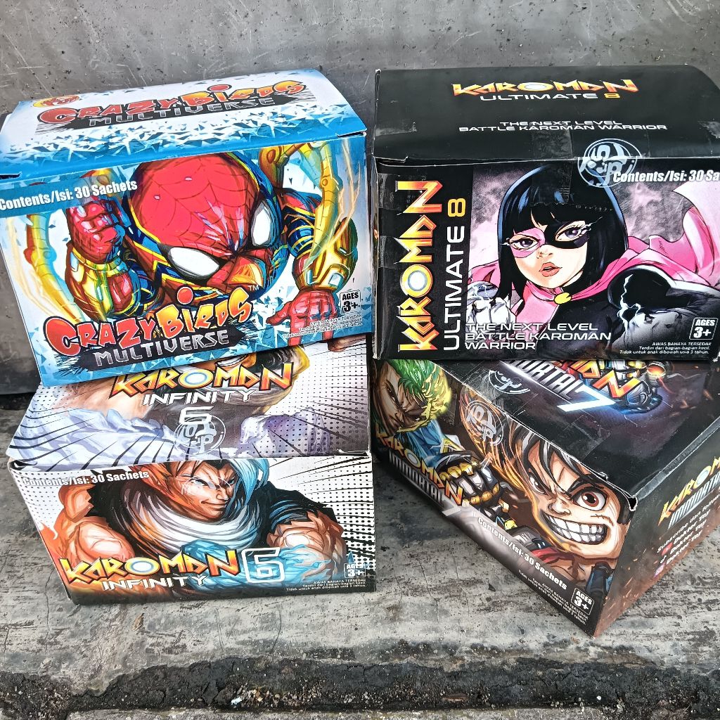Jual 1 Box DIY KAROMAN 8 BRAINROT ANOMALI TUNG GRAZY MULTIVERSE PAZEL ...