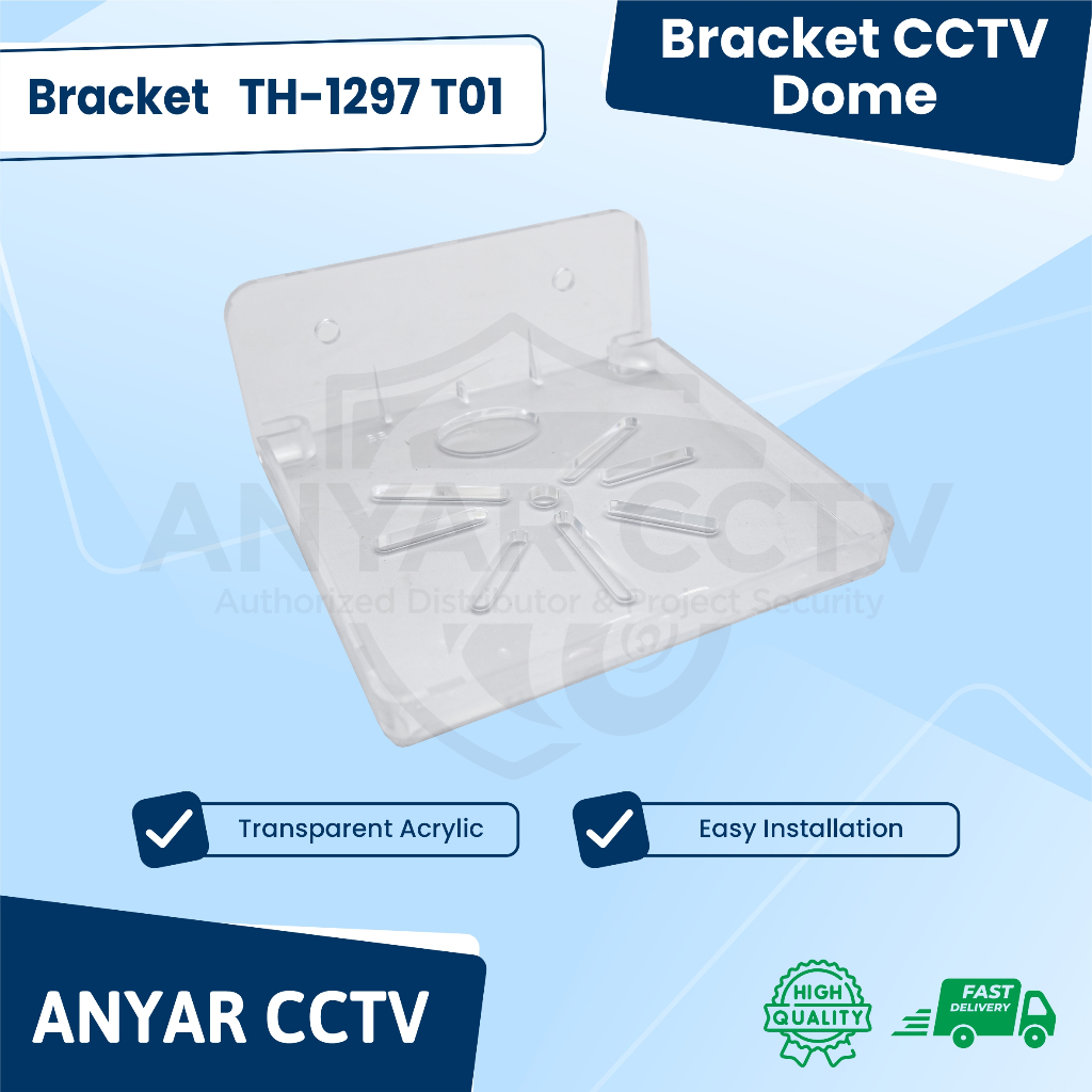 Jual Bracket CCTV Dome Dinding Wallmount Transparant Akrilik Model Segi ...