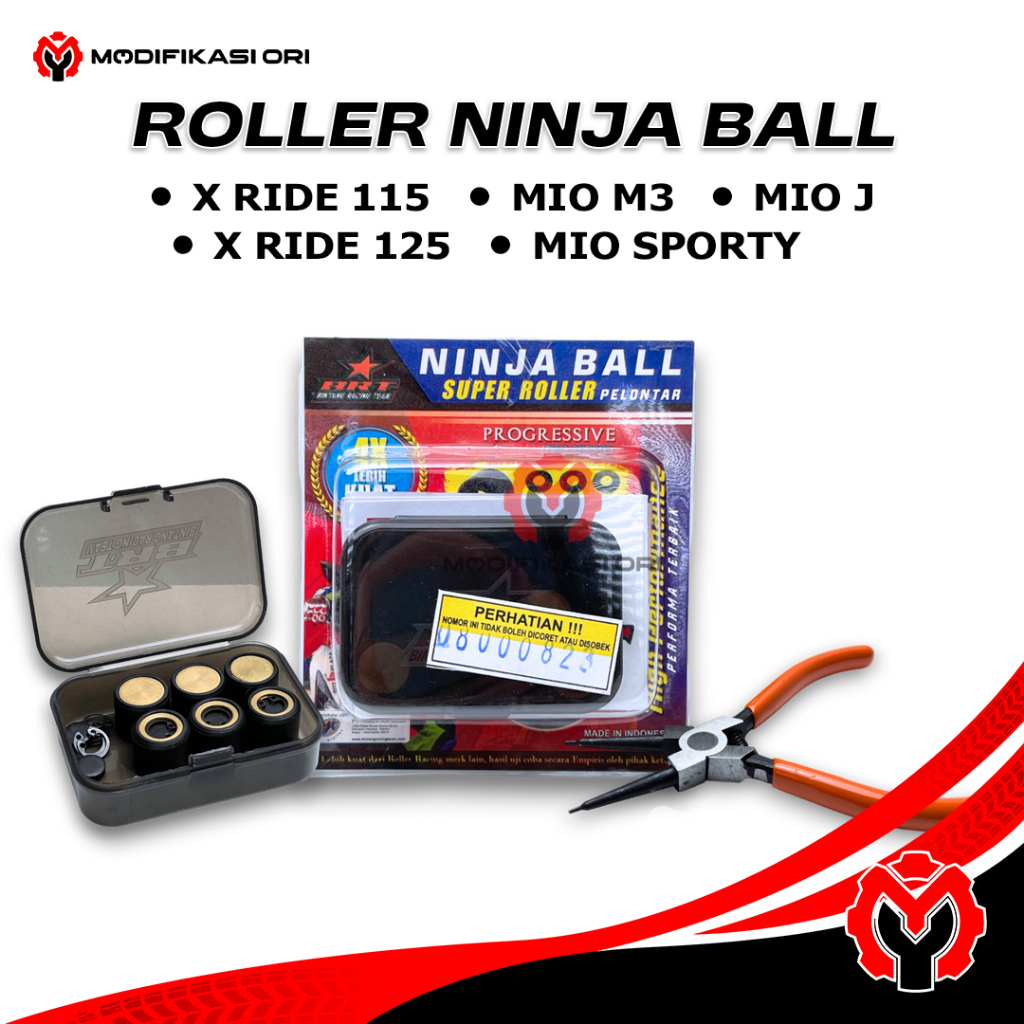 Jual Roller Ninja Ball BRT Mio Sporty - Mio J - X ride Roler Ninja Ball ...