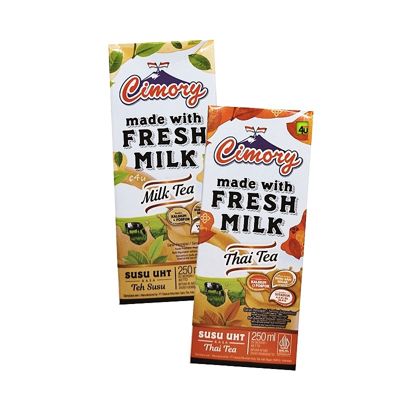 Jual Cimory - Susu UHT Made from FRESH MILK - 250 ml | Shopee Indonesia