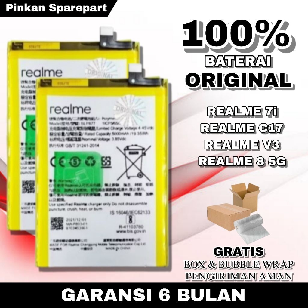 Jual BATERAI BATRE BATRAI BATTERY REALME C31 C35 C30 C30S C33 8i 9i ...