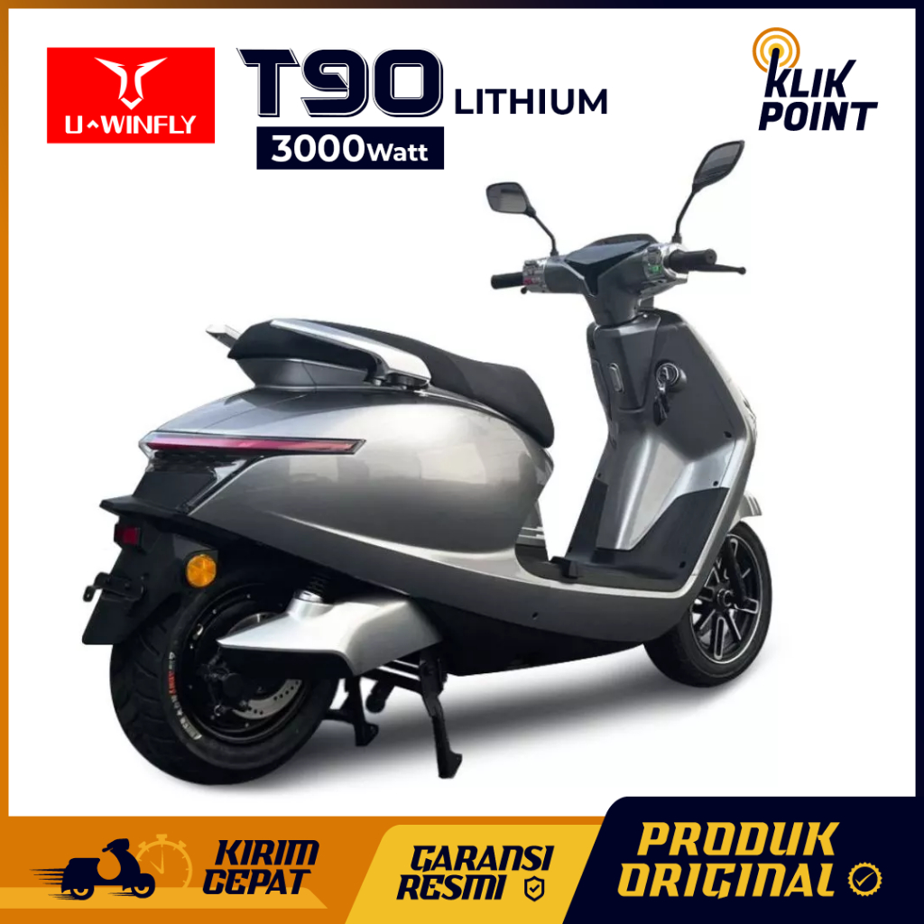 Jual Motor Listrik Uwinfly T90 Lithium 3000watt Rem Double Cakram ...