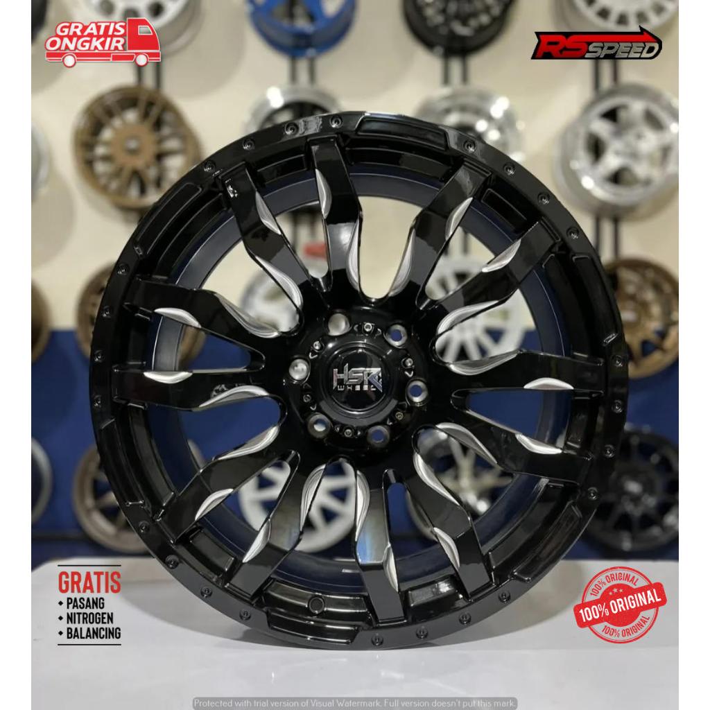 Jual Velg original hsr burneh - velg offroad R20 pcd 6x139,7 lebar 9 ...