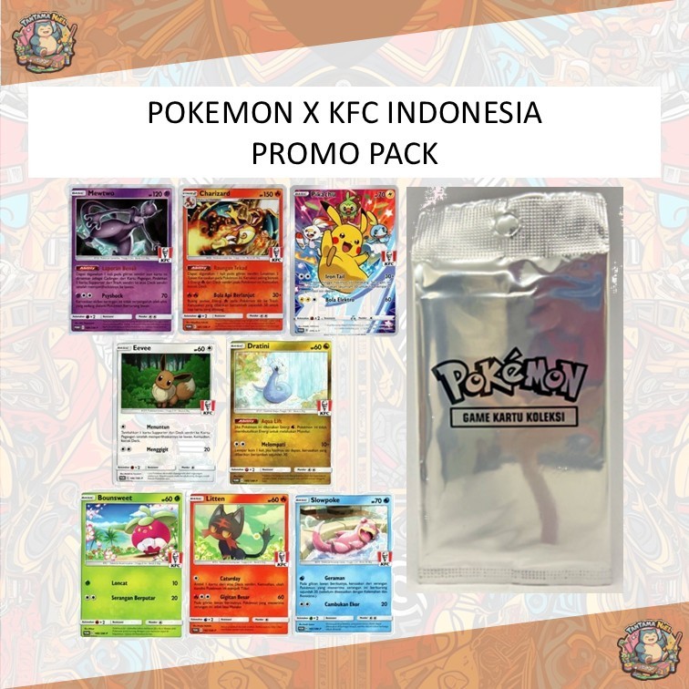 Jual POKEMON X KFC INDONESIA PROMO PACK INDONESIA TCG POKEMON / TCG ...