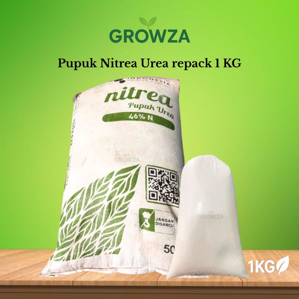 Jual Pupuk Urea 1KG NITREA (N) 46% Kemasan (PACKING ULANG) Repack Isi 1 ...