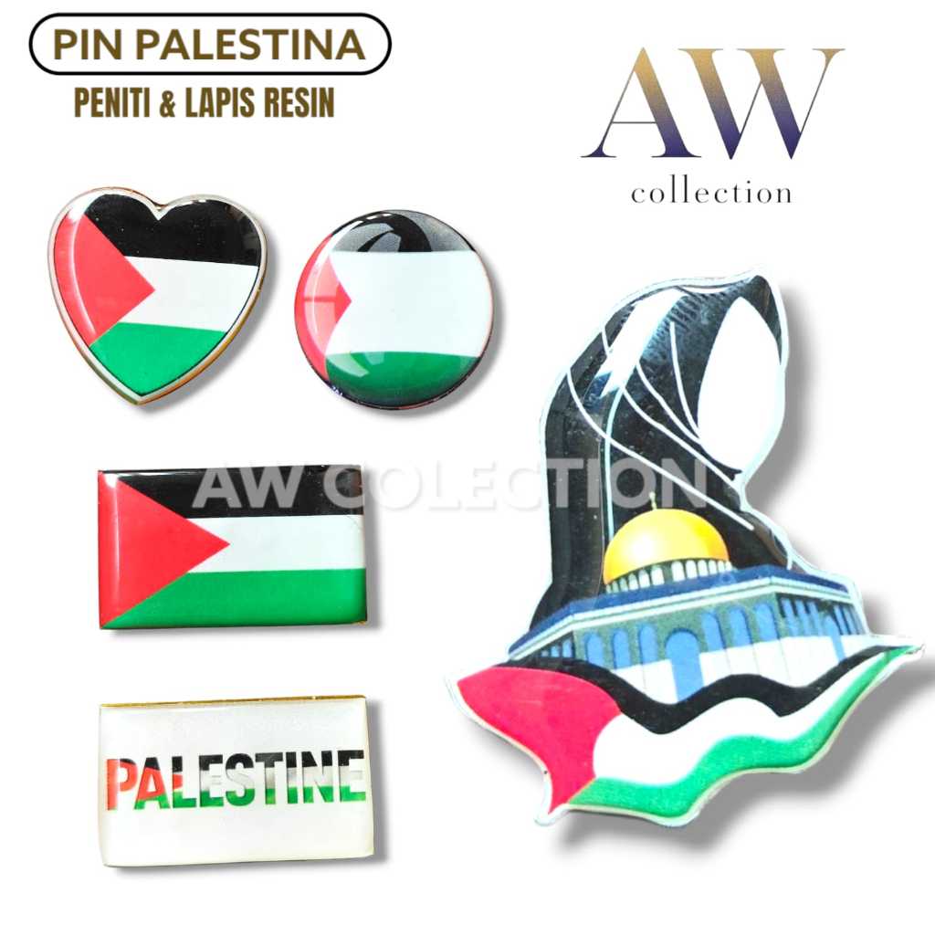 Jual Pin Palestina / Pin wanita Palestina / bendera palestina berbagai ...