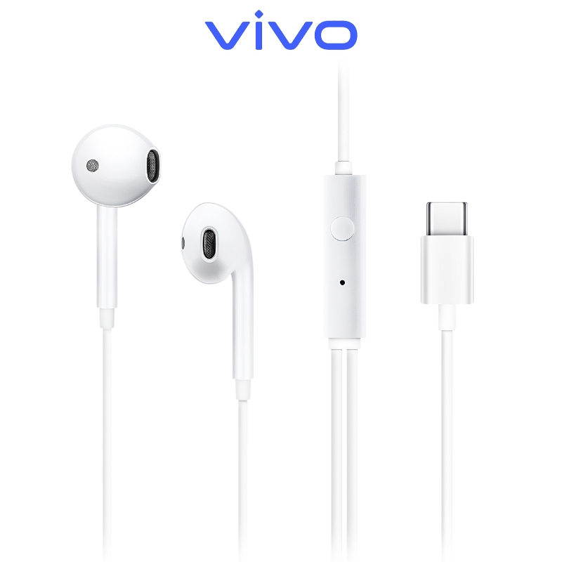 Jual Vivo Type-c Wired Earphones With HD Microphone - Original iQOO ...