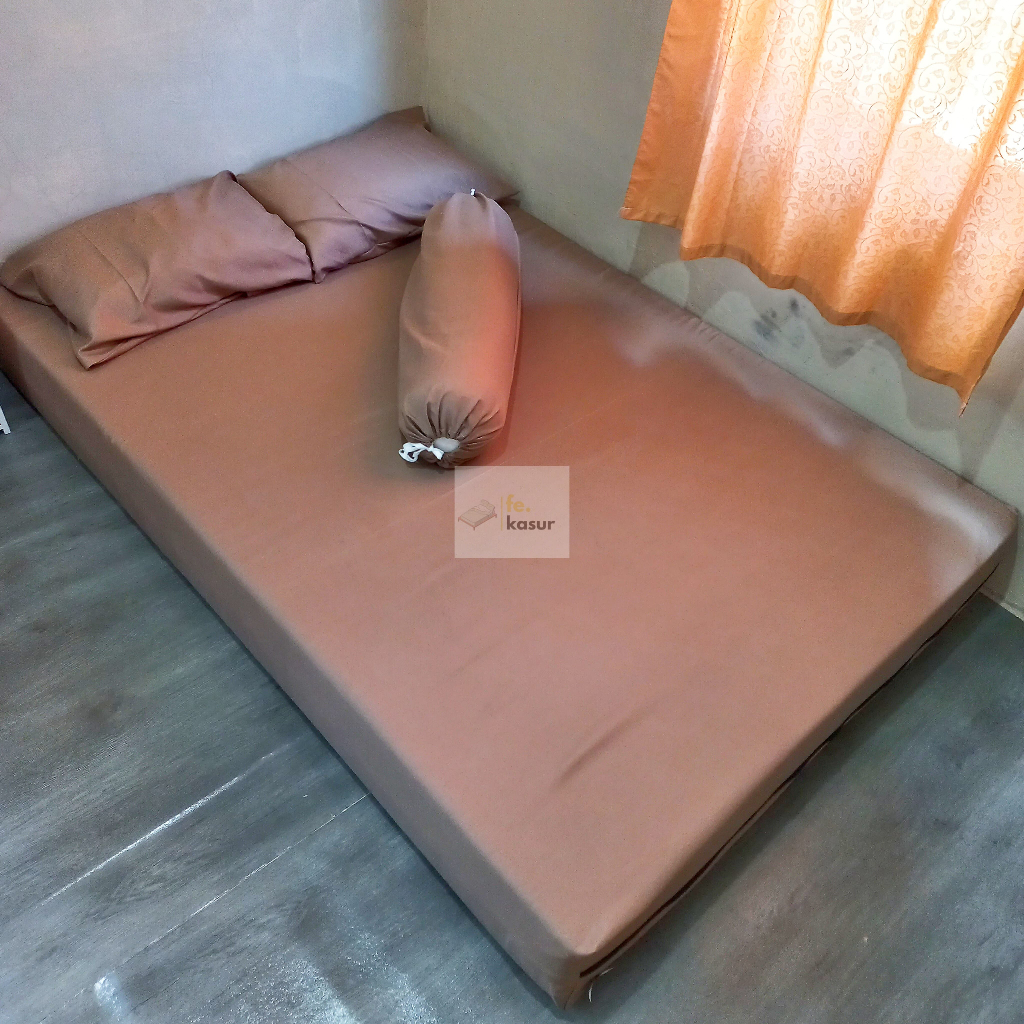 Jual Sarung Kasur Busa/dakron resleting uk 100 x 180/190/200 x 5/10 ...